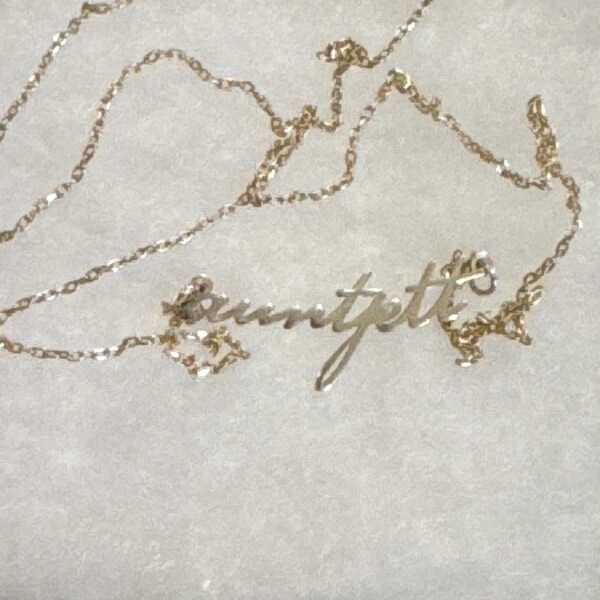 Gold Pray Necklace | 14K Solid Gold Circle Necklace, Gift for Her ...