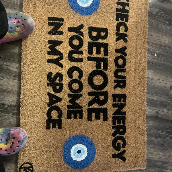 Get Tah Steppin Doormat Mat | Funny Doormat | Martin Theme Doormat ...