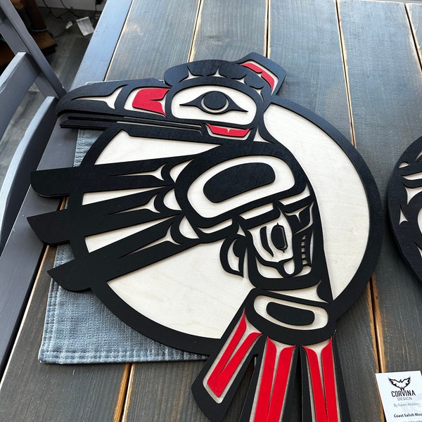 Coast Salish Moon Wall Art - Etsy