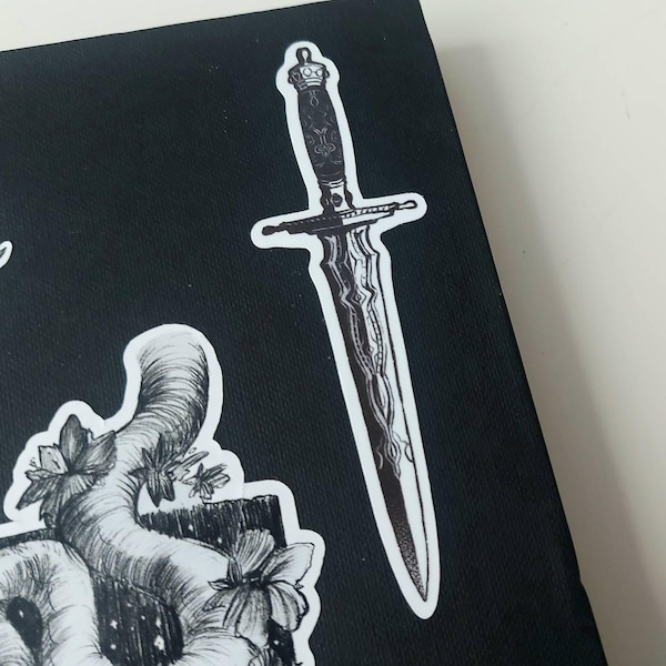 Black Raven Stickers | Vinyl Sticker Waterproof Sticker Dark Fantasy ...