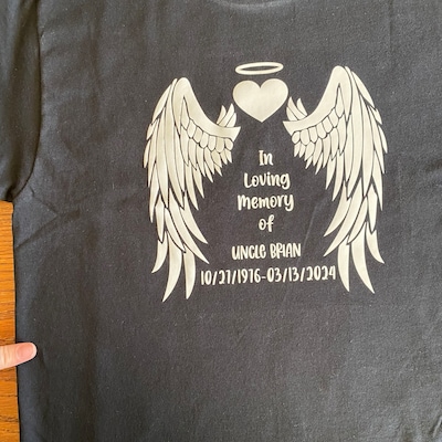 In Loving Memory Svg for Shirts, Rip Template for Tshirt, in Memory Svg ...