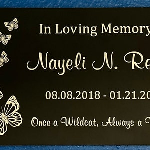 Garden Memorials, Name Plates, Memorial Plaque, Metal Plaques, Garden ...