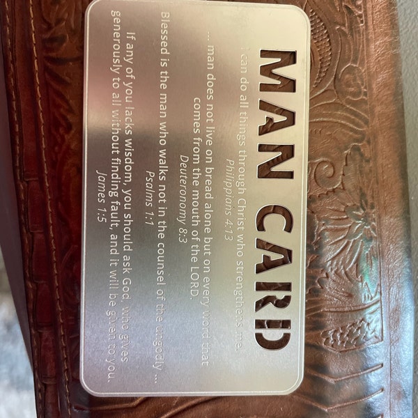 Man Card - Individual Card - Etsy