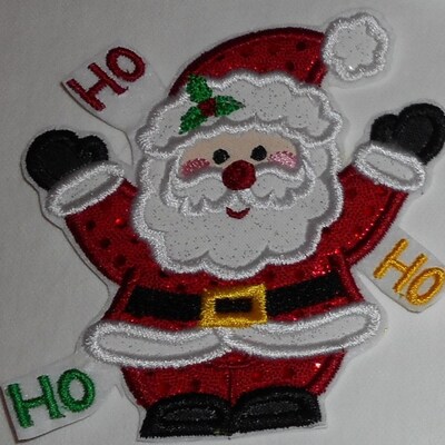 Santa Applique Design Christmas Applique Embroidery Designs for ...