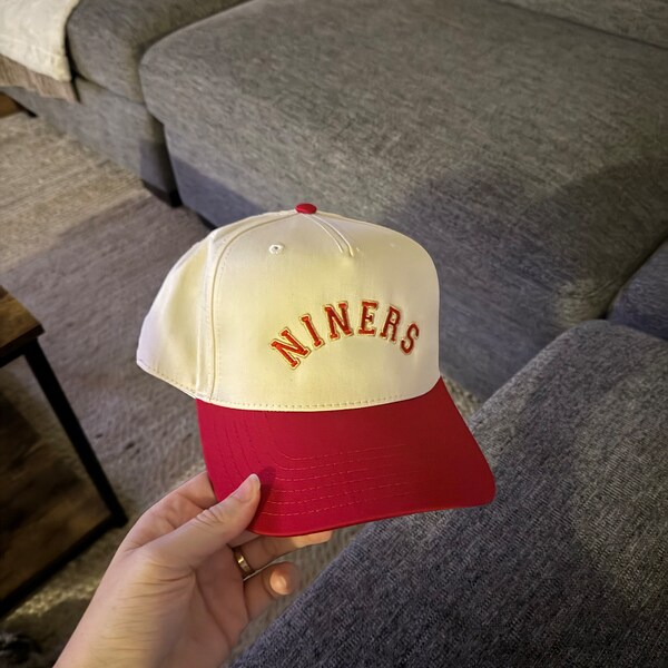 Custom NINERS Hat, San Francisco Personalized Snapback Retro Arched ...