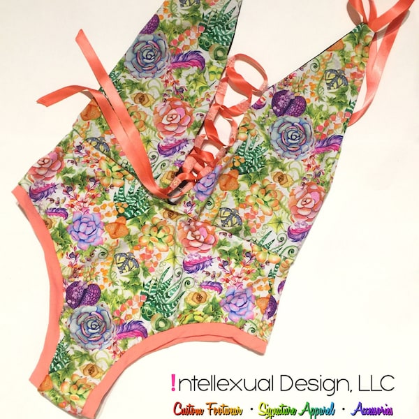 PDF Sewing Pattern the Playsuit, Lingerie, Bodysuit, Plus Size, Booty ...