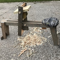 Shave Horse/spoon Mule Woodworking Bench Plans - Etsy Canada