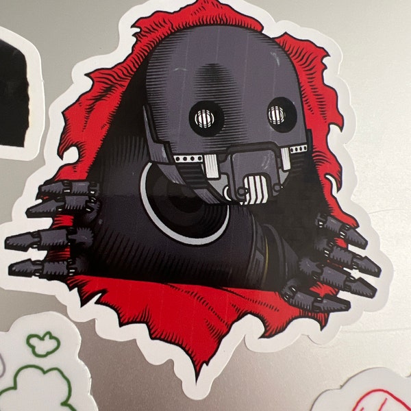 Star Wars Return of the Jedi Oola Pin-up Sticker - Etsy