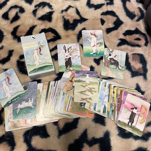 The Rabbit Tarot Deluxe Version Animal Art Card Deck - Etsy