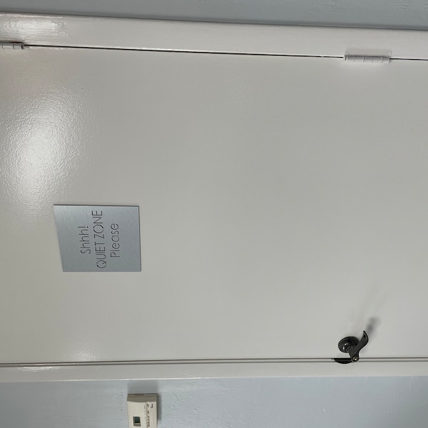 Custom Quote Business Sign. Modern Aluminum Office Signage. Custom Text ...