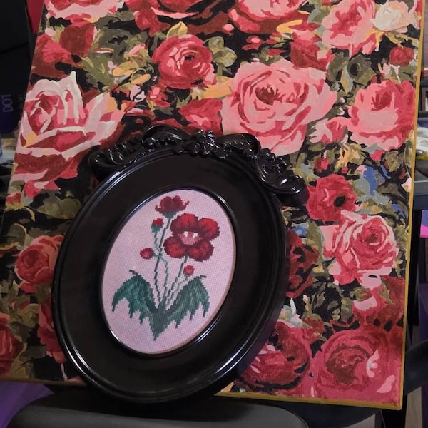 Bride of Frankenflower Cross Stitch Pattern Pdf, Halloween Monster ...