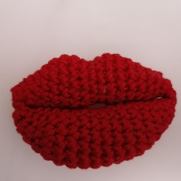 Crochet Lips Pattern Valentines Gift Amigurumi Pattern Easy Crochet ...