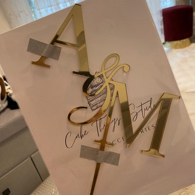 Clasped Hands Topper Line Art Cake Topper Abstract Cake Topper Lineart ...