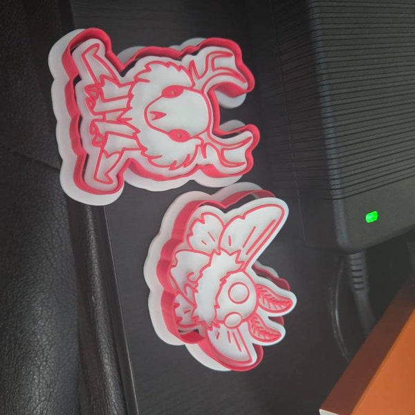 Mothman Cookie Cutter and Clay Stamp ~ Cute Cryptid Cookie Cutter and ...