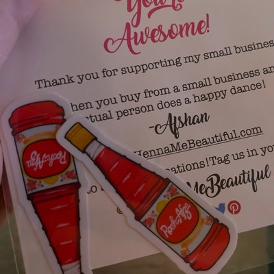 3 Pack Henna Stickers, Mehndi, Desi, Pakistani, Indian, Muslim Stickers ...