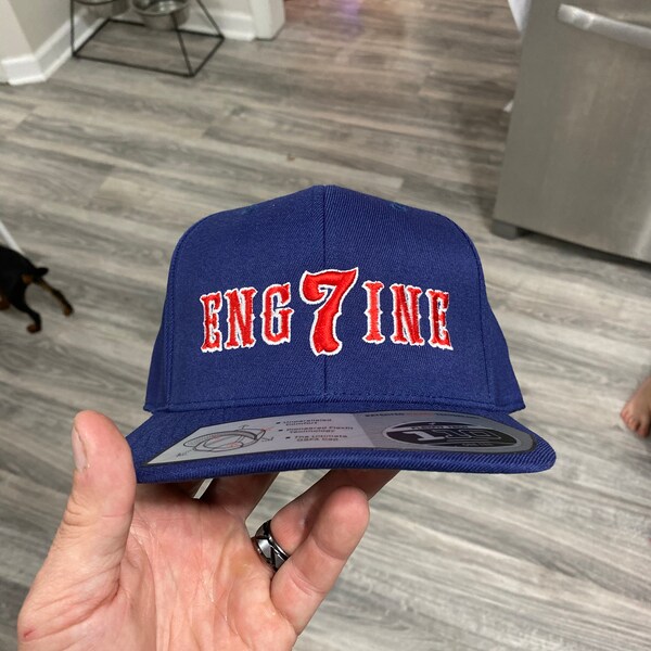 Free Personalization Custom Engine Fighter Station American Flag Hat ...