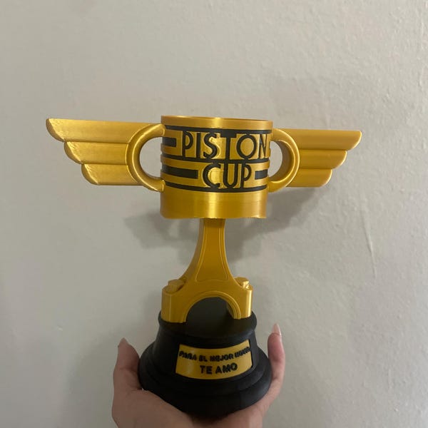 Personalized Piston Cup Name Trophy | 3D Printed - Etsy