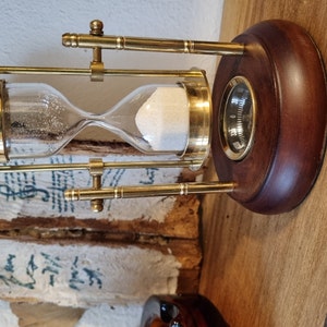 Beautiful Handmade Tabletop Clock Base Comapss, Office/home Decor ...