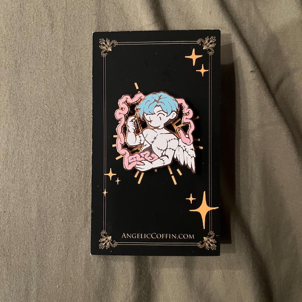 Headless Angel Gothic Enamel Pin, Angelcore Pin, Occult Macabre Pin ...