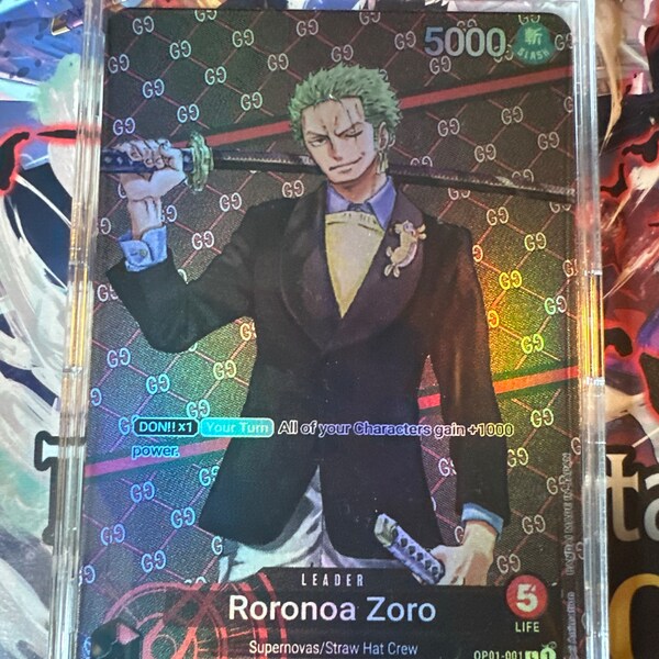 ONE PIECE Trafalgar Law Custom Card Sleeves Full Art X10 - Etsy