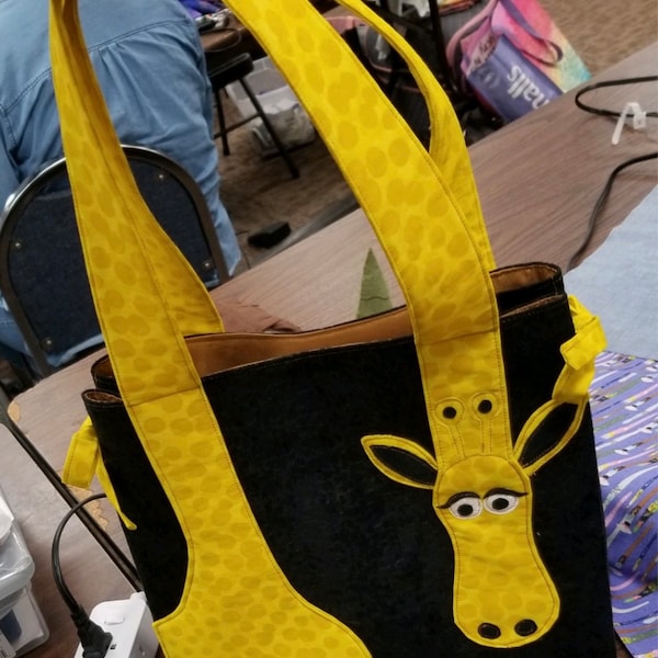 Giraffe Tote PATTERN Instructions. Great Purse or Tote for a Child or ...