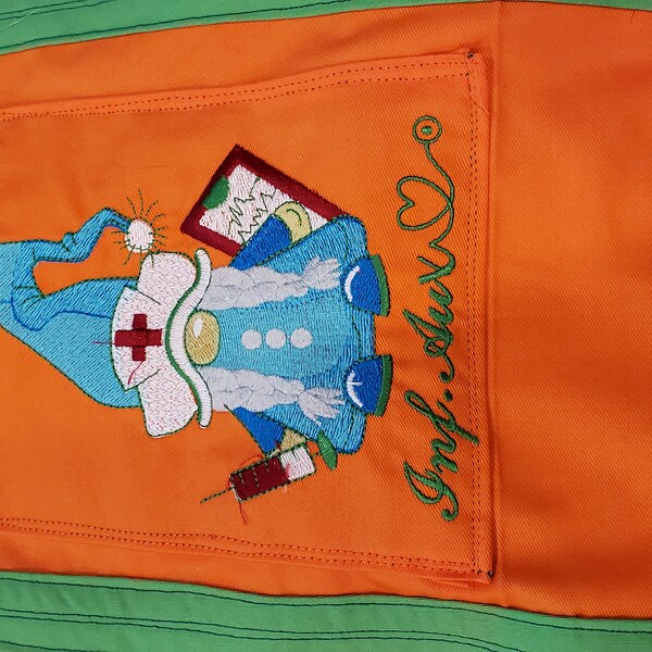 Nurse Gnome Embroidery Design. Medical Embroidery Designs, Be Safe ...