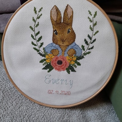 Beatrix Potter Birth Sampler Cross Stitch Pattern - Etsy