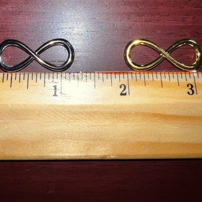 Infinity Charm 15 Pcs. Infinity Symbol Platinum Charm Infinity Findings ...