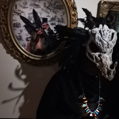 Dragon Skull Mask / Wearable Dragon Skull / Magical Mask / Wearable ...