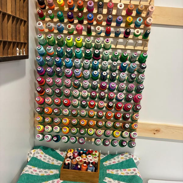 192 Spool Thread Rack 2 Inch Spacing-thread Organization, Thread ...