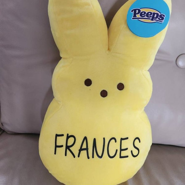 Extra Large 15” Personalized Plush Easter Peeps, Personalized Easter ...