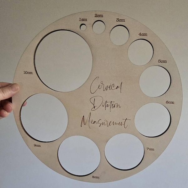 Visual Cervical Dilation Tool for Midwives, Student Midwives, Doula ...