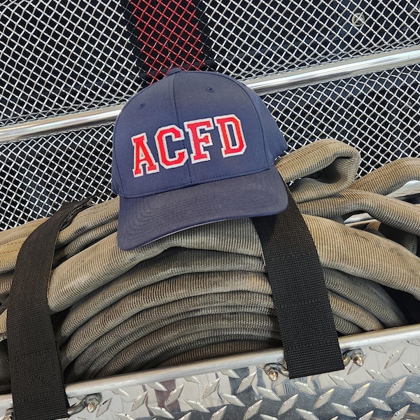 Free Personalization, Custom Fire Department Embroidered Hat, Fire Dept ...