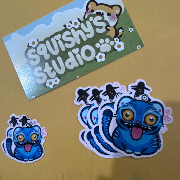 Derpy Tiger With Sussy Bird Sticker | KDH Tiger With Bird Sticker ...