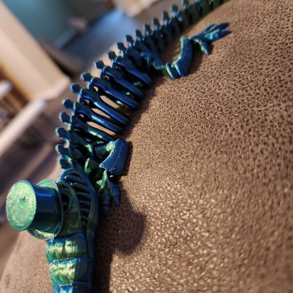 3D Printed Flexi Ball Python Snake - Etsy