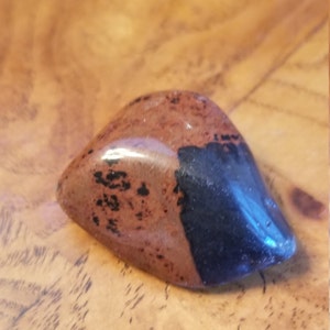 Mahogany Obsidian, Red Obsidian, Tumbled Mahogany Obsidian, T-141 - Etsy