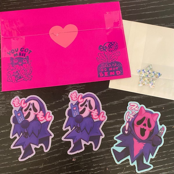 Moshi Moshi Slasher Stickers - Etsy