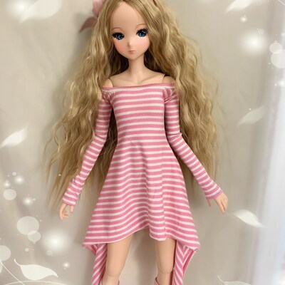 Irregular Hem Dress PATTERN for Smart Doll. Step by Step Tutorial. Doll ...