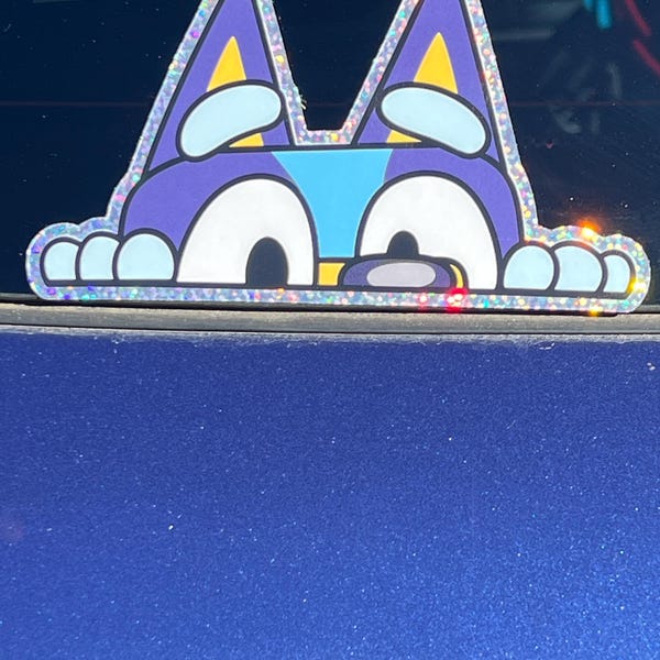 Dad Life Bluey Sticker, Water Resistant Sticker, Water Bottle Sticker ...