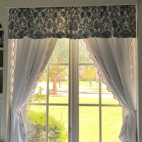 Tie UP Valance With Grommets Scott Living Fabrics Peony Multiple Colors ...