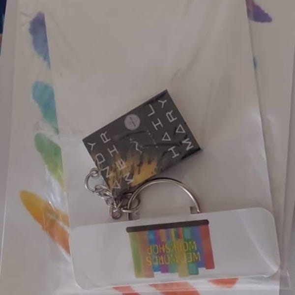 Custom Mini Book Keychain - Etsy