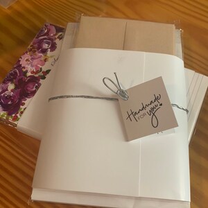 Personalized notePAD CURSIVE INITIAL monogram stationery | Etsy