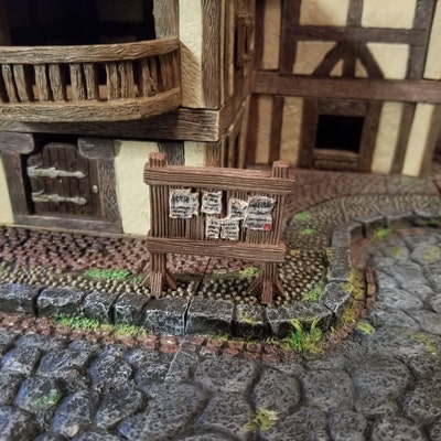 Dnd Village Notice Board Quest Board Kiosk Billboard Town Square ...