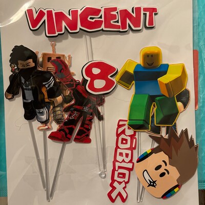Roblox Birthday Cake Topper. - Etsy