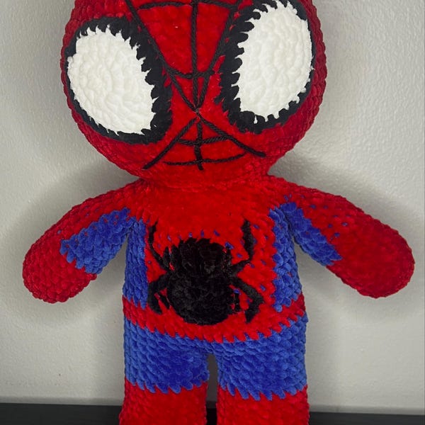 Low Sew, Hero Spider Chibi PDF Pattern Instant Download (amigurumi ...