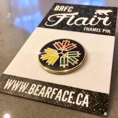 67 Leaves HBC Colours Hard Enamel Pin - Etsy Canada