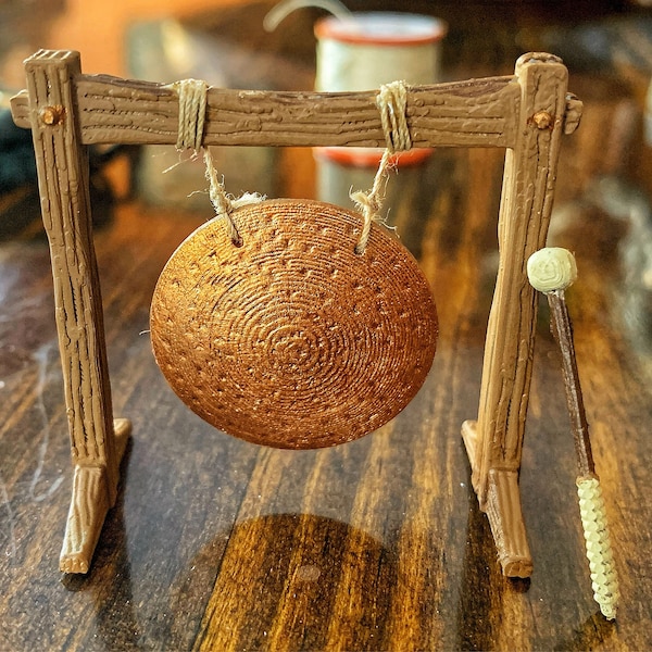 Dnd 28mm Gong Signal Tabletop Scatter Terrain Miniature RPG D&D ...