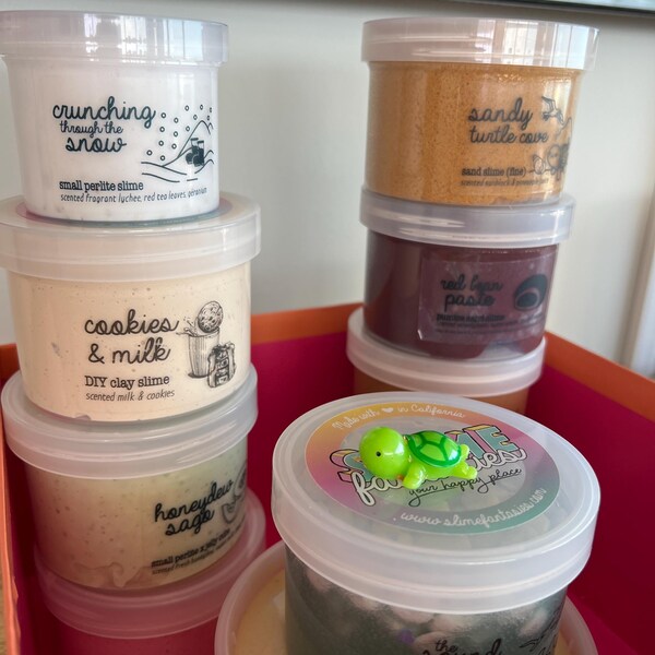 Duck in Water (slow Stretch), Blue Clear Slime, Duck Slime, Cute Slime ...