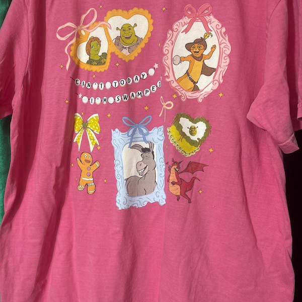 Shrek Coquette Shirt, Fiona and Shrek Coquette Locket Shirt, Shrek ...