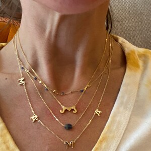 Iro Name Necklace N5 Personalized Necklace, Letter Necklace, Initial ...